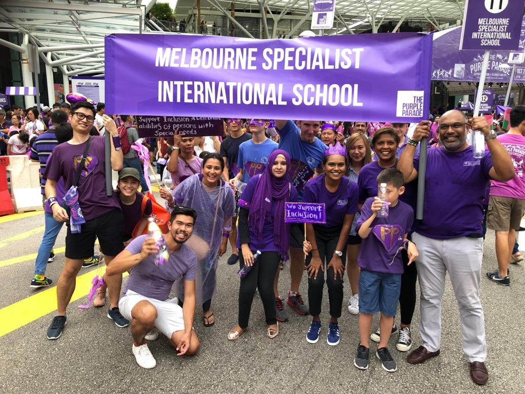 MSIS perform at the Purple Parade 2018 - Melbourne International School